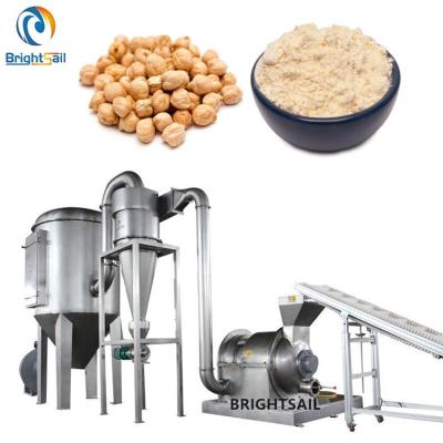 China Brightsail BSDF-750 Chickpea Soybean Flour Milling Machine 1300kg/H Capacity 20-120 Mesh for sale