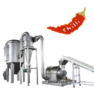 China BSDF Industrial Chili Powder Grinding Machine 300-1300 kg/hr Capacity 20-120 Mesh Fineness for sale