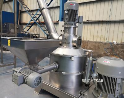 China Stainless Steel Monosodium Glutamate Pulverizer Set 60-2500 Mesh Food Grinding Machine for sale