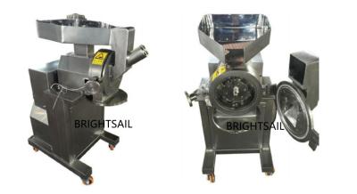China Feed Grinding Hammer Mill Stainless Steel 2.2kw 840x470x1020mm High Speed Small Grinder Powder Mill for sale