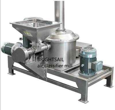 China Soy Bean Meal Air Classifier Mill 60-2500 Mesh Food Grinding Machine BSP-250 for sale