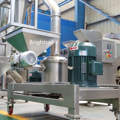 China Erythritol Air Classifier Mill Grinder 60-2500 Mesh Food Pulverizer Machine BSP-250 for sale