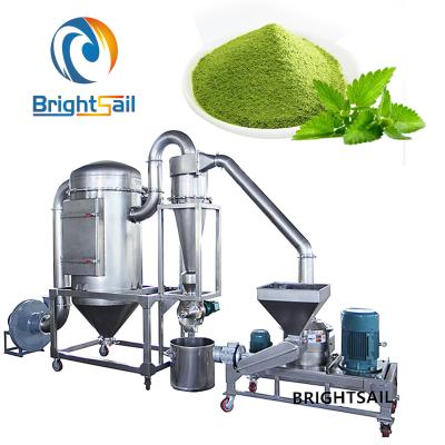 China Brightsail Leaf Air Classifier Mill Moringa Leaf Grinding Machine 60-2500 Mesh Tea Leaf Pulverizer for sale