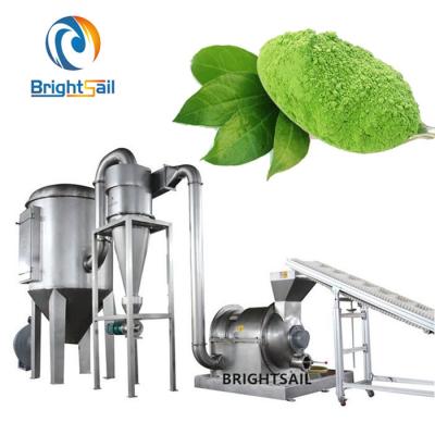 China BSDF Food Grade Powder Grinder Hammer Mill 100-1000 kg/h Capacity 20-120 Mesh Fineness for sale