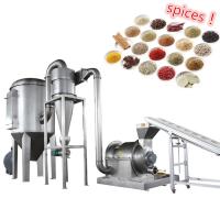 China SS304 Spice Powder Making Machine - 10-80 Mesh Hammer Mill with 22-75kW Motor and CE Certification for sale