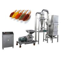 China SS304 Turmeric Powder Making Machine 50-5000 kg/h Capacity with 5.5-30 kW Motor for Food Pharmaceutical Grinding for sale