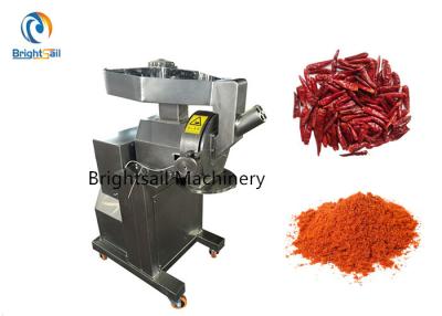 China Dried Chili Spice Powder Hammer Mill Grinder 10-120 Mesh with 3-300 kg/h Capacity and GMP Compliance for sale