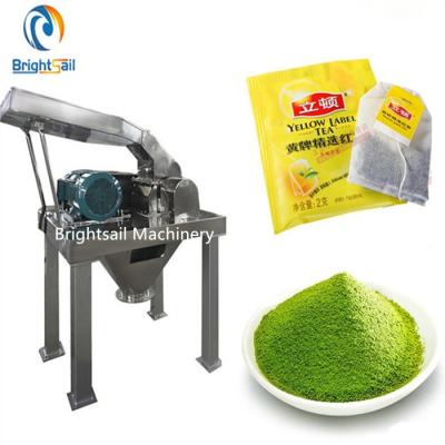 China Wheat Grass Herbal Powder Hammer Mill Cassava Leaf Grinding Machine 4KW 10-100kg/h for sale