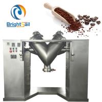 China SS304 powder blender mixer machine V type coffee tea flour mixing machine for sale