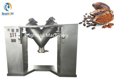 China V Shape Powder Mixer Machine 50-4000L Dry Cocoa Flour Powdered Milk Blending for sale