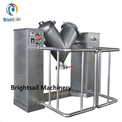 China V Type Powder Mixer Machine 100L to 4000L Stainless Steel Cosmetic Blender for sale
