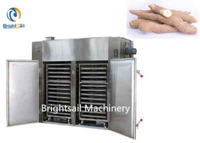 China CE Certified Food Drying Machine 60-480kg Capacity for Cassava Yam Plantain with Stainless Steel Construction for sale