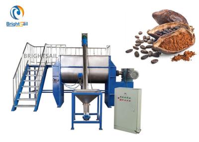 China BSR Horizontal Ribbon Mixer 50-20000L Capacity for Coffee Cocoa Flour Powder Blending for sale