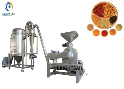 China Mustard Seeds Spice Powder Making Machine , Turmeric Pin Mill Grinding Machine for sale