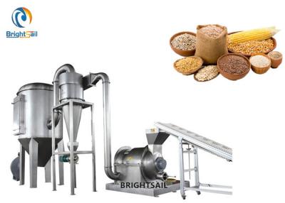 China BSDF Stainless Steel Grain Powder Milling Machine 100-1300 kg/h Capacity for Chickpea Besan Flour for sale