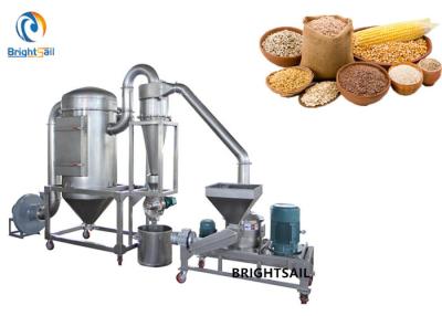 China BSP Superfine Powder Grinder Machine 60-2500 Mesh Fineness with 20-1800 kg/h Capacity for Grain and Herb Processing for sale