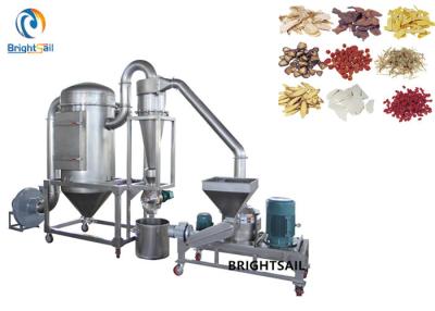 China BSP Industrial Herbal Powder Grinder Machine 60-2500 Mesh with 20-1800 kg/h Capacity for sale