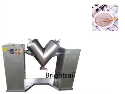 China Industrial V Shape Food Powder Blender Mixer Machine 100L Stainless Steel for sale