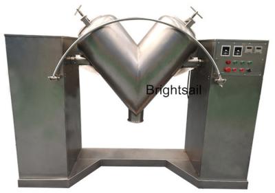 China V Shape Dry Spice Powder Mixer Machine 100L 1.1kw for Food Industry for sale