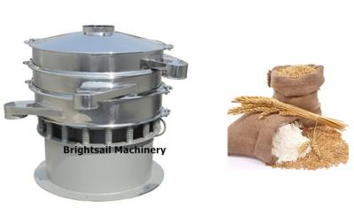 China Industrial Vibrating Screen Powder Sifter Machine 1000kg/H Capacity with 28 Micron Filtration and European Certification for sale