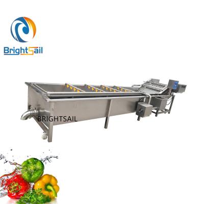 China 360-700kg Weight 4.07-5.25kW Bubble Cleaning Machine for Vegetables and Fruits for sale