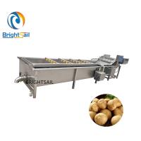 China SUS304 4.5kW Air Bubble Washing Machine for Fruits and Vegetables - 750-1750 kg/h Capacity Models for sale