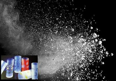 China Organic Polyester Surface Sand Grain Treatment Agent 20-300um Powder 240℃ Heat Resistant for sale