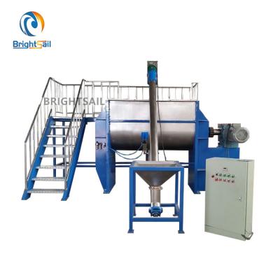 China 50L 76RPM Drum Powder Dry Detergent Ribbon Blender Mixer for Chemical Pharmaceutical Food for sale