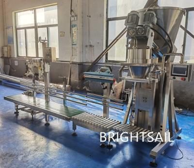 China Double Screw Dry Powder Filling Machine 2kw PLC Control for sale