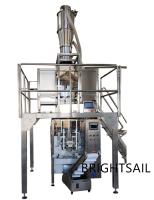 China 50-3000g Detergent Powder Filling Packing Machine with 15-80 Bags/Min Speed and PLC Control for sale