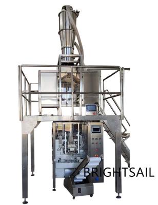 China 50-3000g Detergent Powder Filling Packing Machine with 15-80 Bags/Min Speed and PLC Control for sale