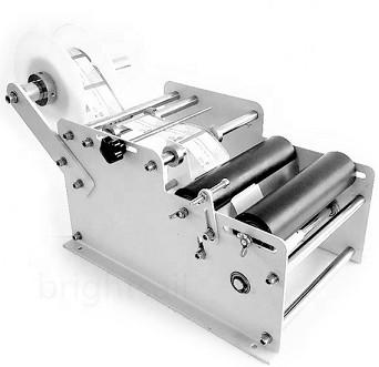 China 250mm Semi-Automatic Modular Wine Bottle Labeling Machine with ±0.5mm Accuracy and 10-40 PPM Capacity for sale