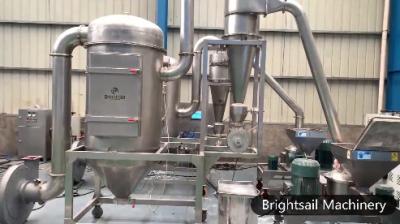 China BSP Konjac Powder Grinding Machine 15mm Input Size 20-1800kg/h Capacity 60-2500 Mesh Fineness for sale