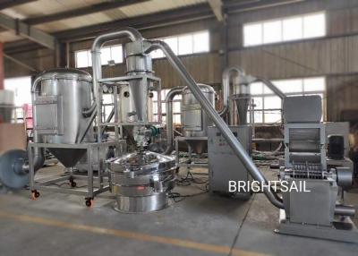 China SS304 Industrial Chili Powder Grinding Machine 80-3000 kg/h Capacity with 12-120 Mesh Fineness for sale