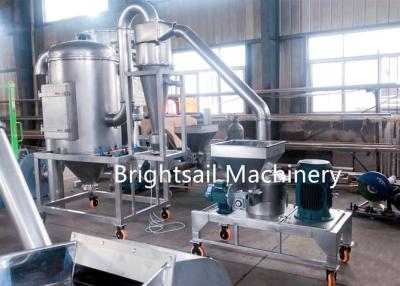 China Carob Powder Grinder Machine 60-2500 Mesh Fineness Air Classifier Mill BSP-350 for sale
