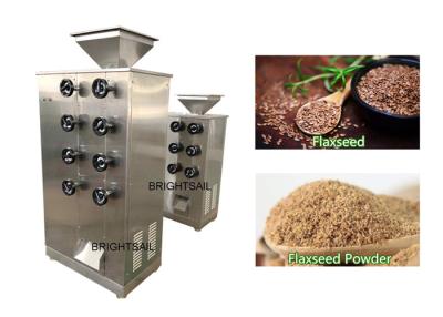 China Industrial Flaxseed Grinding Machine 50-500 kg/h Capacity Food Powder Grinder for sale