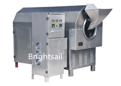 China SS316 Electric Nut Roasting Machine 30-450kg Per Hour Capacity with 95% Thermal Efficiency for Industrial Food Processing for sale
