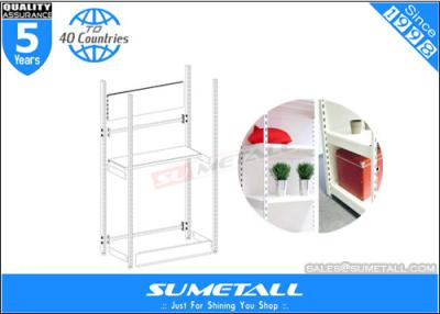 China 4 Post Metal Storage Furniture Shelves / Warehouse Store Display Stands Customized for sale
