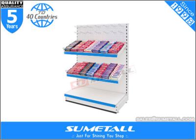 China Single Side Shop Display Shelf / Merchandise Display Racks For Retail Store Supermarket for sale