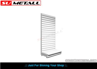 China Slatwall Back Panel Store Display Fixtures / Grocery Display Stands Customized for sale
