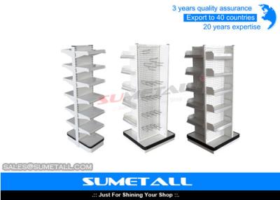 China 4 Way Metal Display Racks For Grocery Store for sale