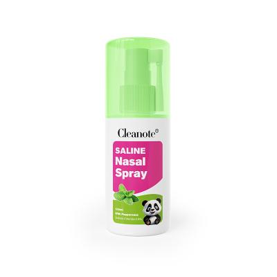 China Adult CleaNote Saline Mint Nose Spray 100ml Nasal Moisturizing Spray for sale