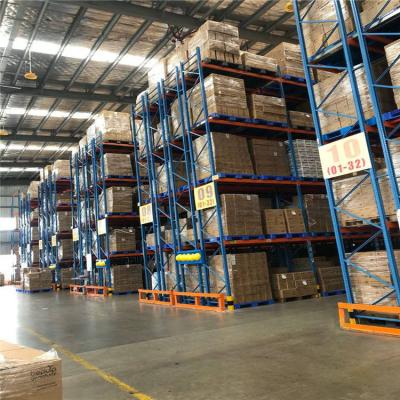 China Industrial Powder Coated Pallet Rack System for Warehouse Storage with Multi-Level Heavy Duty Load Capacity for sale