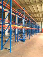China Solid Construction Warehouse Storage Pallet Rack Heavy Duty Rust Resist 1500-3000mm Length for sale