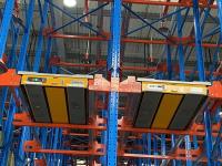 China Q235 Or Q355 Steel Radio Shuttle Racking System High Density Semi Automatic Type for sale
