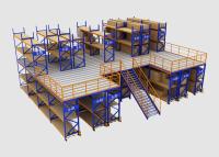 China Q235B/Q345B Steel Mezzanine Platform with 300-800kg/㎡ Bearing Capacity and Customizable Size for sale