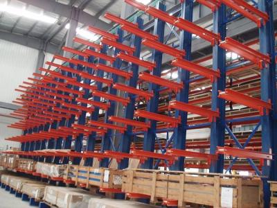 China Industrial Steel Cantilever Shelving Rack with Modular Design and High Load Capacity for sale