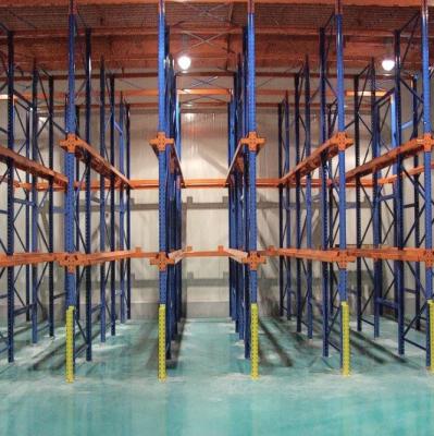 China High Capacity Drive In Pallet Rack System Heavy Duty Warehouse Shelving LIFO Storage for sale