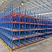 China Customized Heavy Duty Q235B Steel Gravity Pallet Flow Racking System for Warehouse Storage for sale