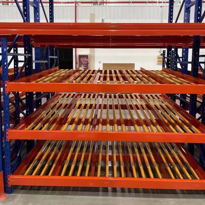 China Light Duty Gravity Carton Flow Racking Shelving High Density Storage Custom Color for sale